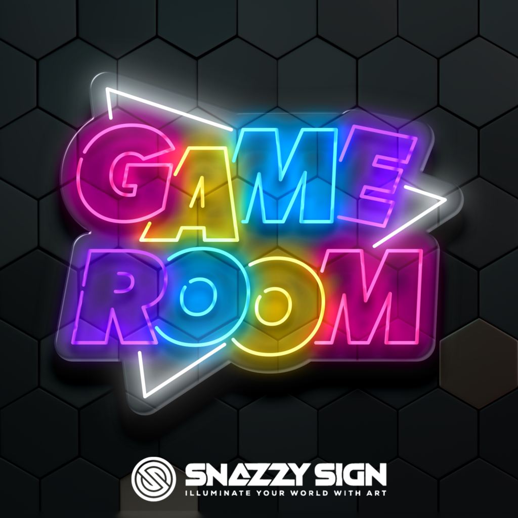 GAME ROOM LED Neon Sign Create Yours Today! 26" x 22" - Neon Signs ...